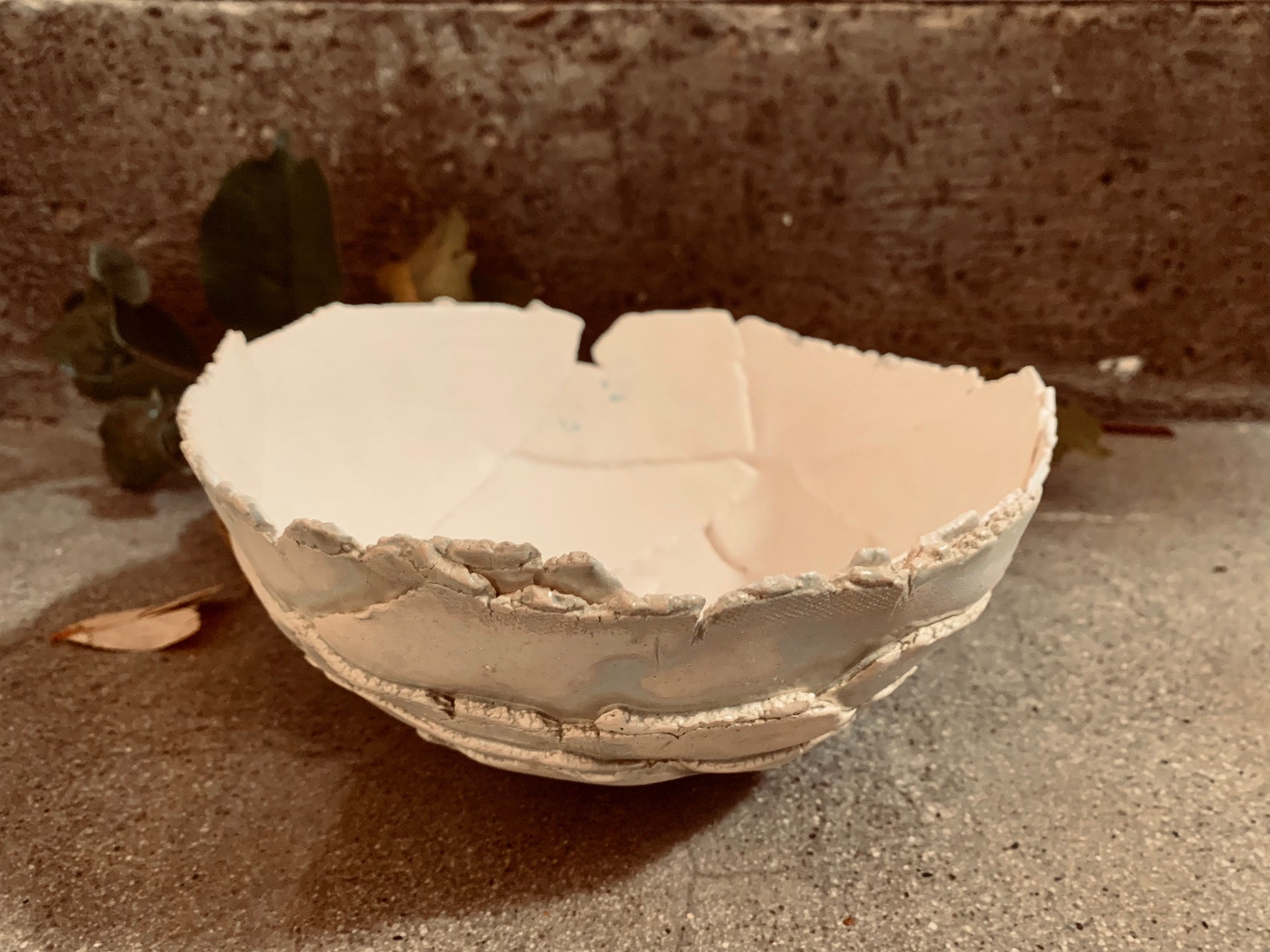 Handbuilt Slab Ceramic Bowl - Etsy