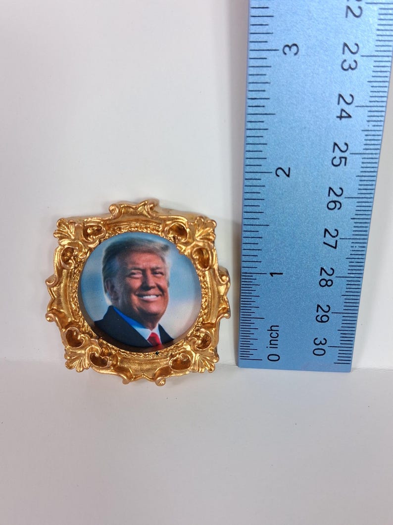 Miniature Framed Donald Trump Print: MAGA Dollhouse Art, 2 Inch - Etsy