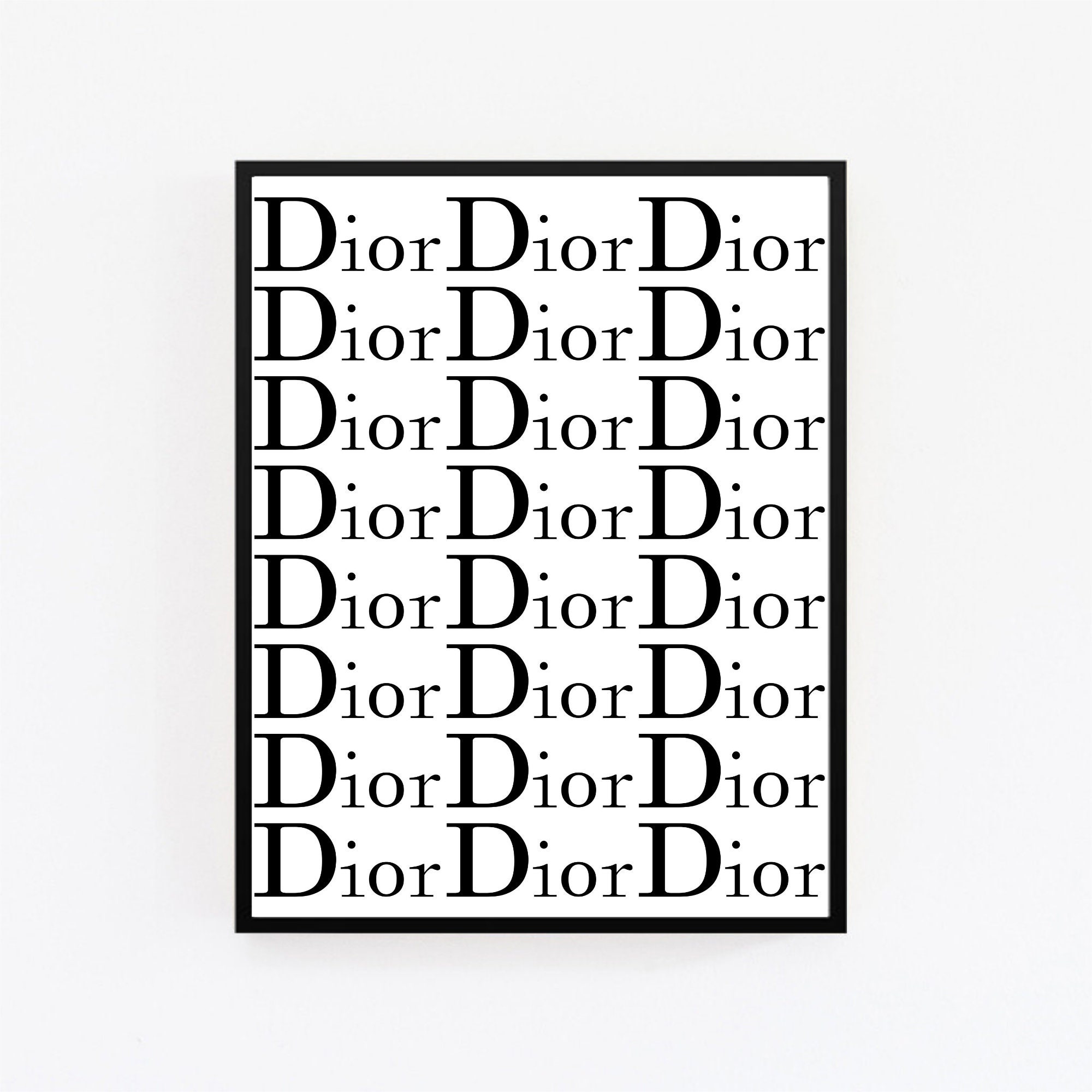 Dior Print Dior Wall Art Fashion Print Christian Dior Poster | Etsy