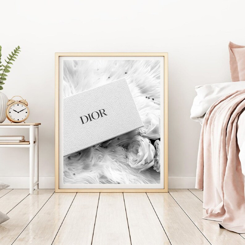 Dior Print Dior Wall Art Christian Dior Poster Christian | Etsy