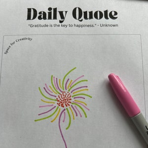 Inspirational Quote Gratitude Journal: 100 Pages of Daily Mood Tracking ...