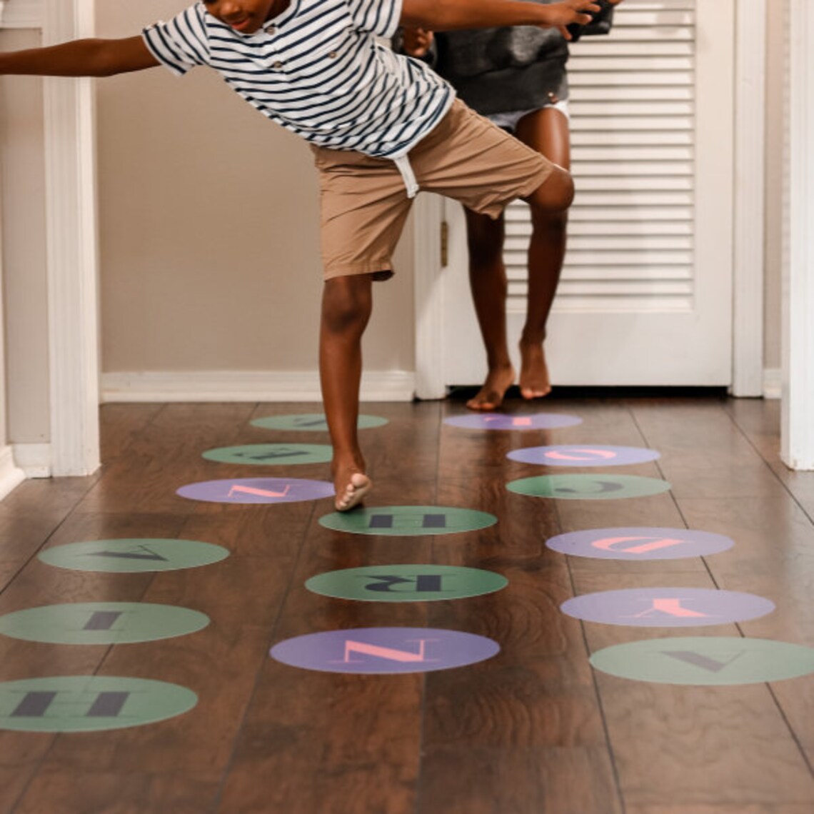 Sensory Path Floor Decals Indoor Letters Numbers Shapes | Etsy