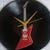 Punk Rock Painted Vinyl Record Clock,. Wall Clock. Gift for Music Lover ...