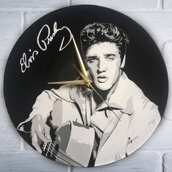 Elvis Wall Clock - Etsy