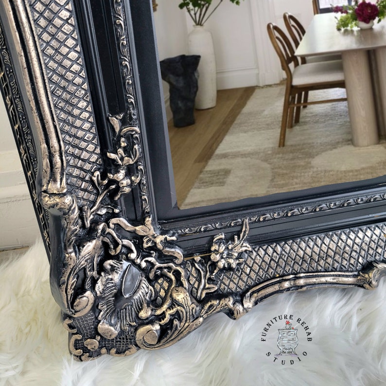 SOLD Large Ornate Mirror - Etsy