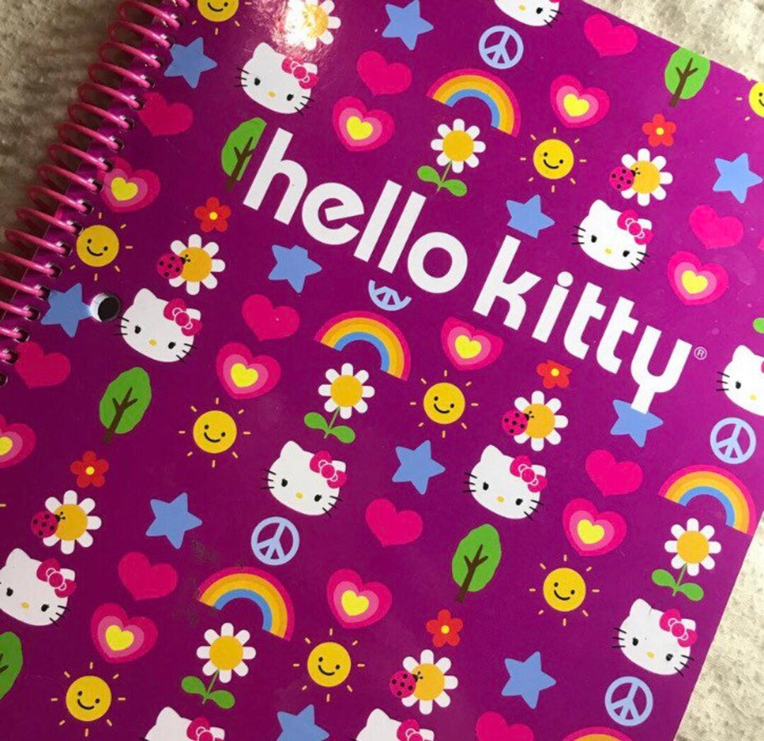 Hello Kitty Nature & Peace Spiral Notebook - Etsy