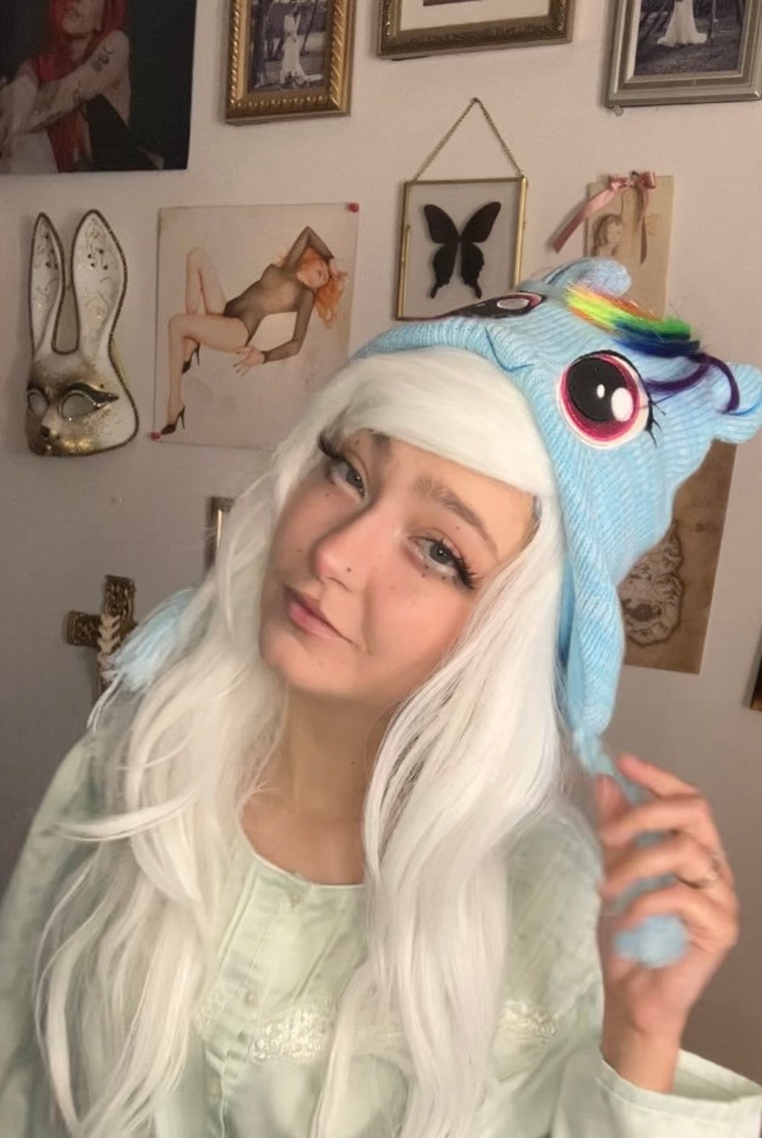 MLP Rainbow Dash Kid’s Beanie - Etsy