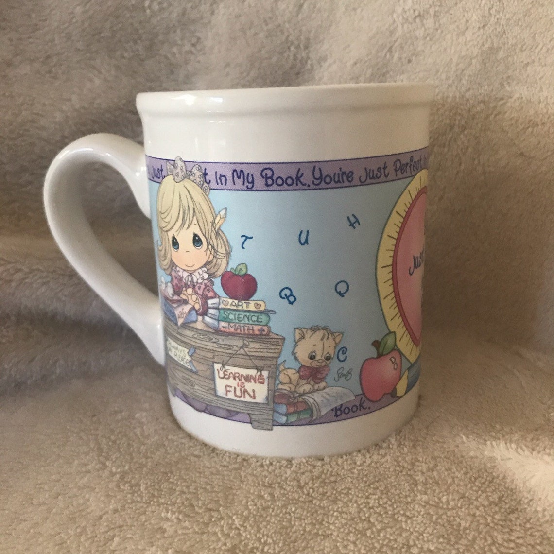 1997 Precious Moments Teacher Mug - Etsy