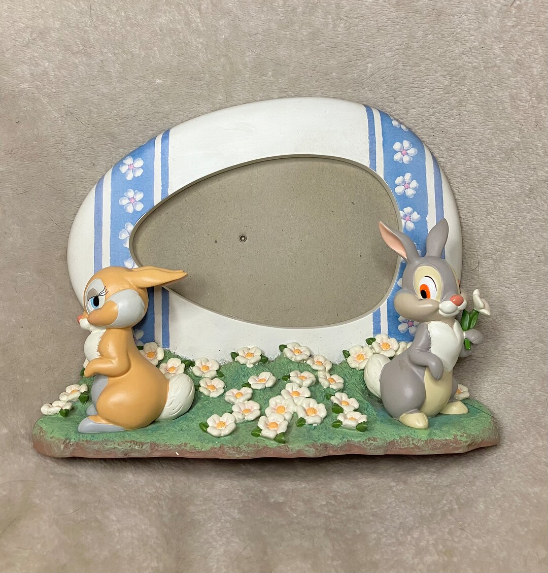 Bambi Thumper & Miss Bunny Picture Frame - Etsy