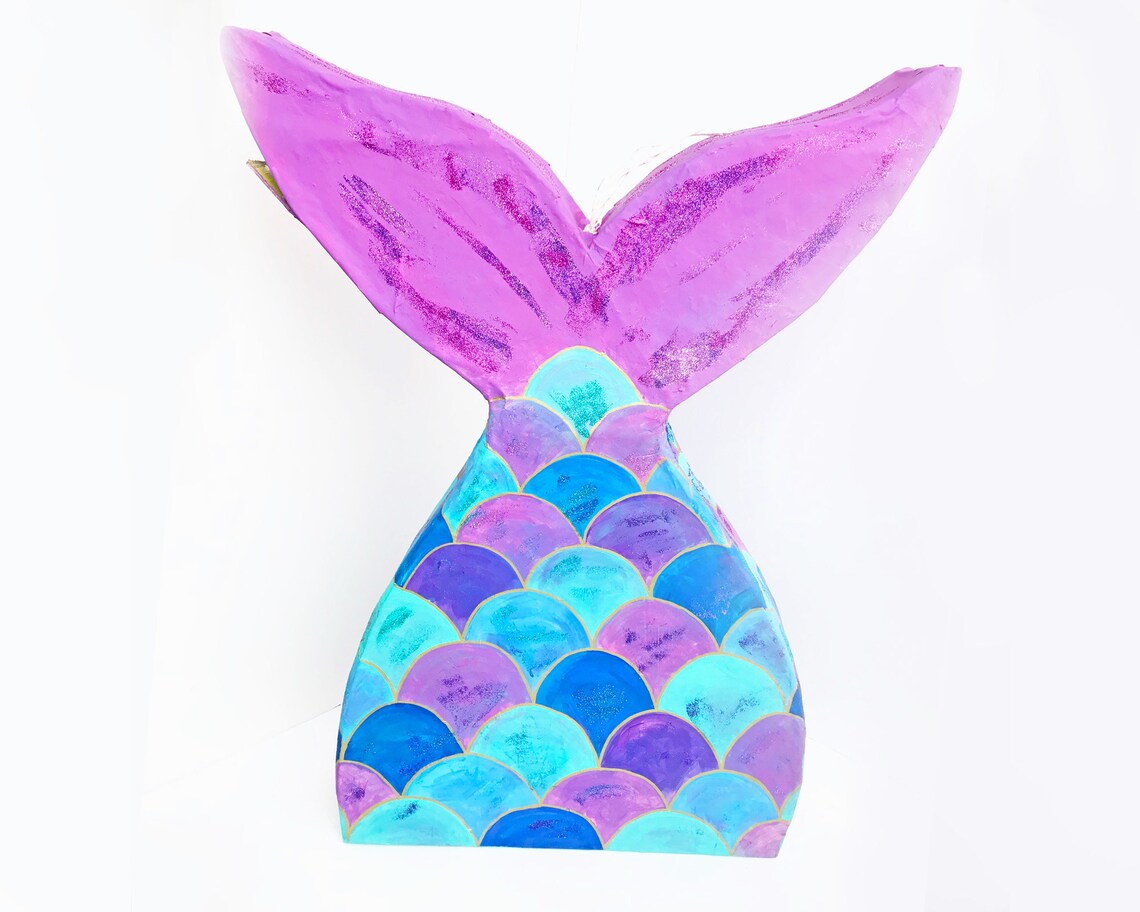 Mermaid Pinata Mermaid Tail Pinata Mermaid Birthday Party - Etsy Canada