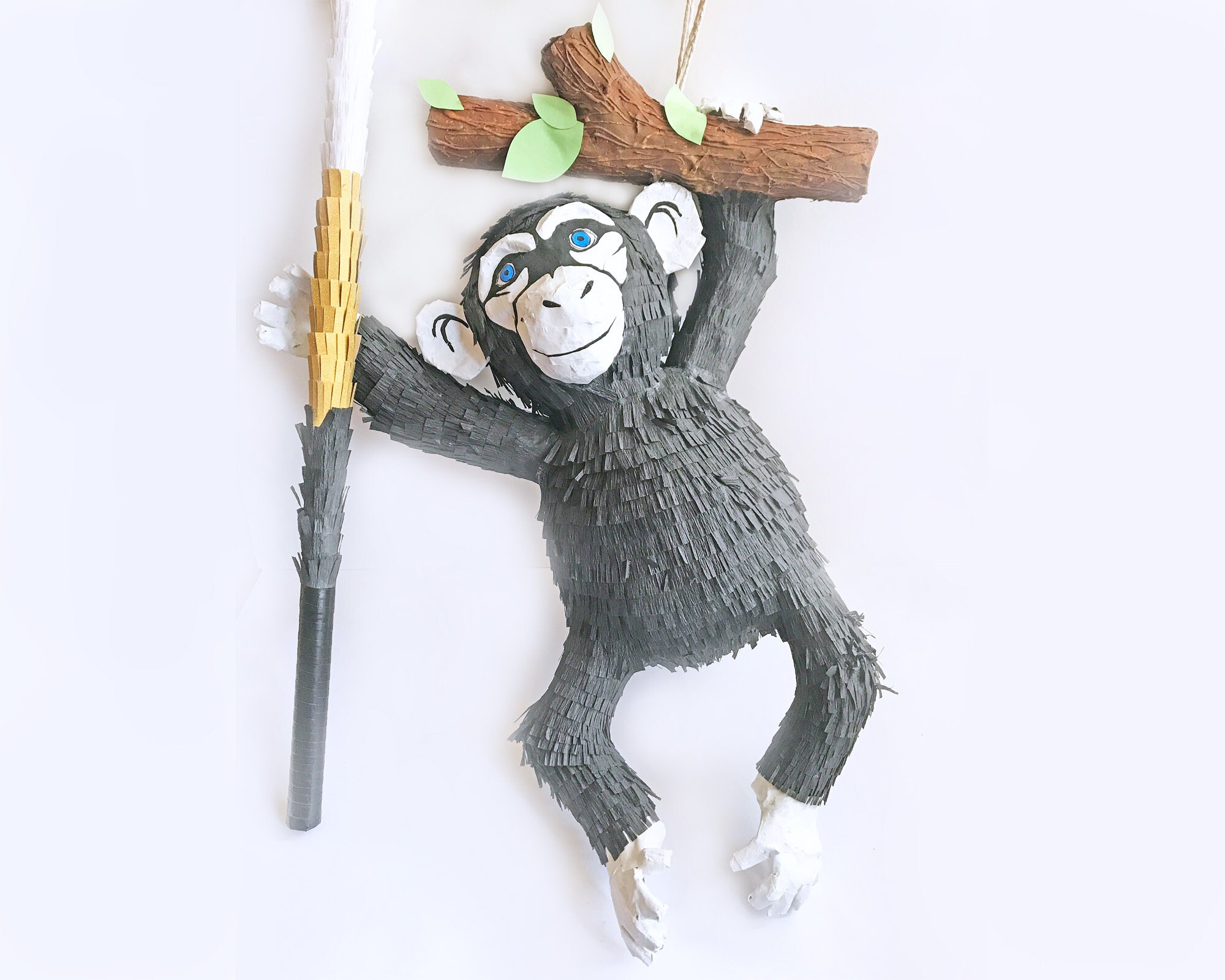 Monkey Pinata Monkey Birthday Party Monkey Party Jungle Party Zoo ...
