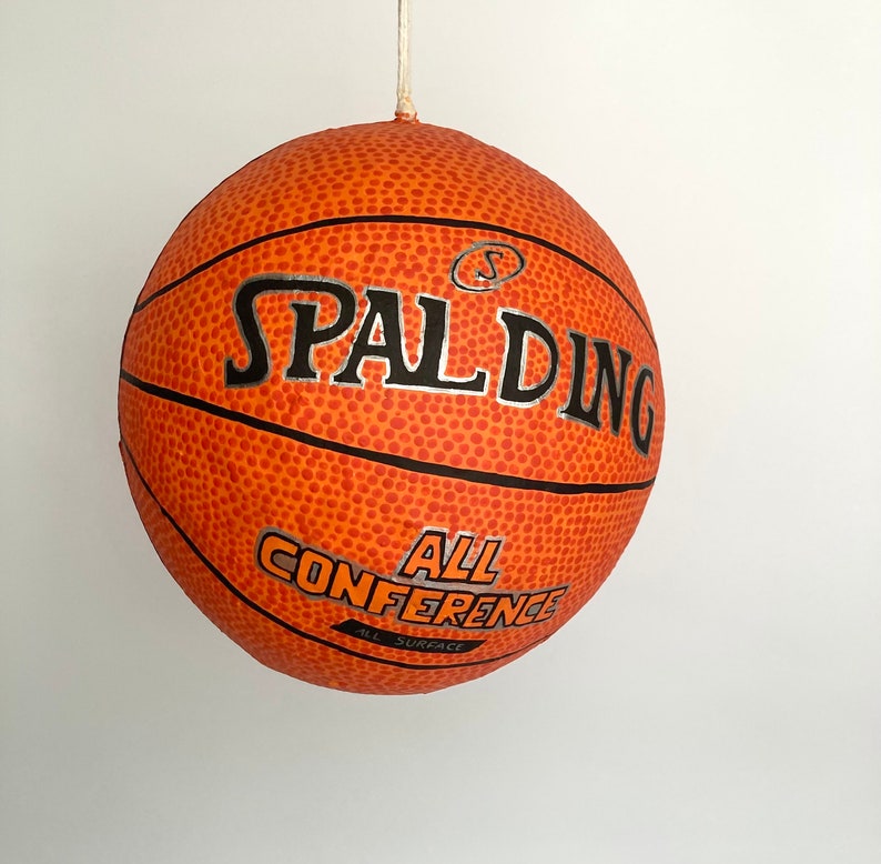 Basketball Pinata, Basketball Party Decorations, Basketball Birthday ...