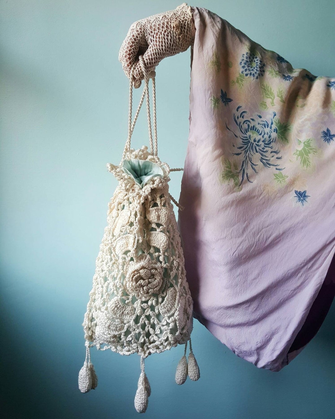 Antique Vintage Reticule Purse, 1800s Victorian Regency Edwardian ...