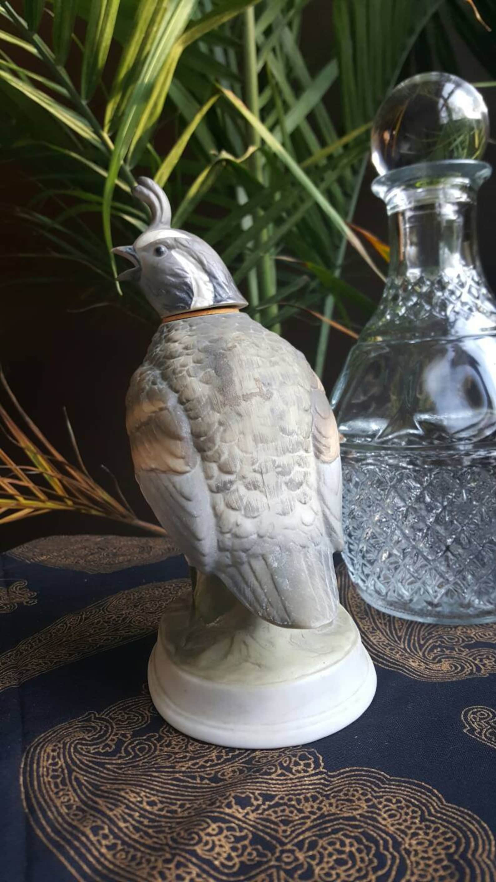 Vintage 1970s Quail Bird Decanter Ceramic Figurine Wine - Etsy