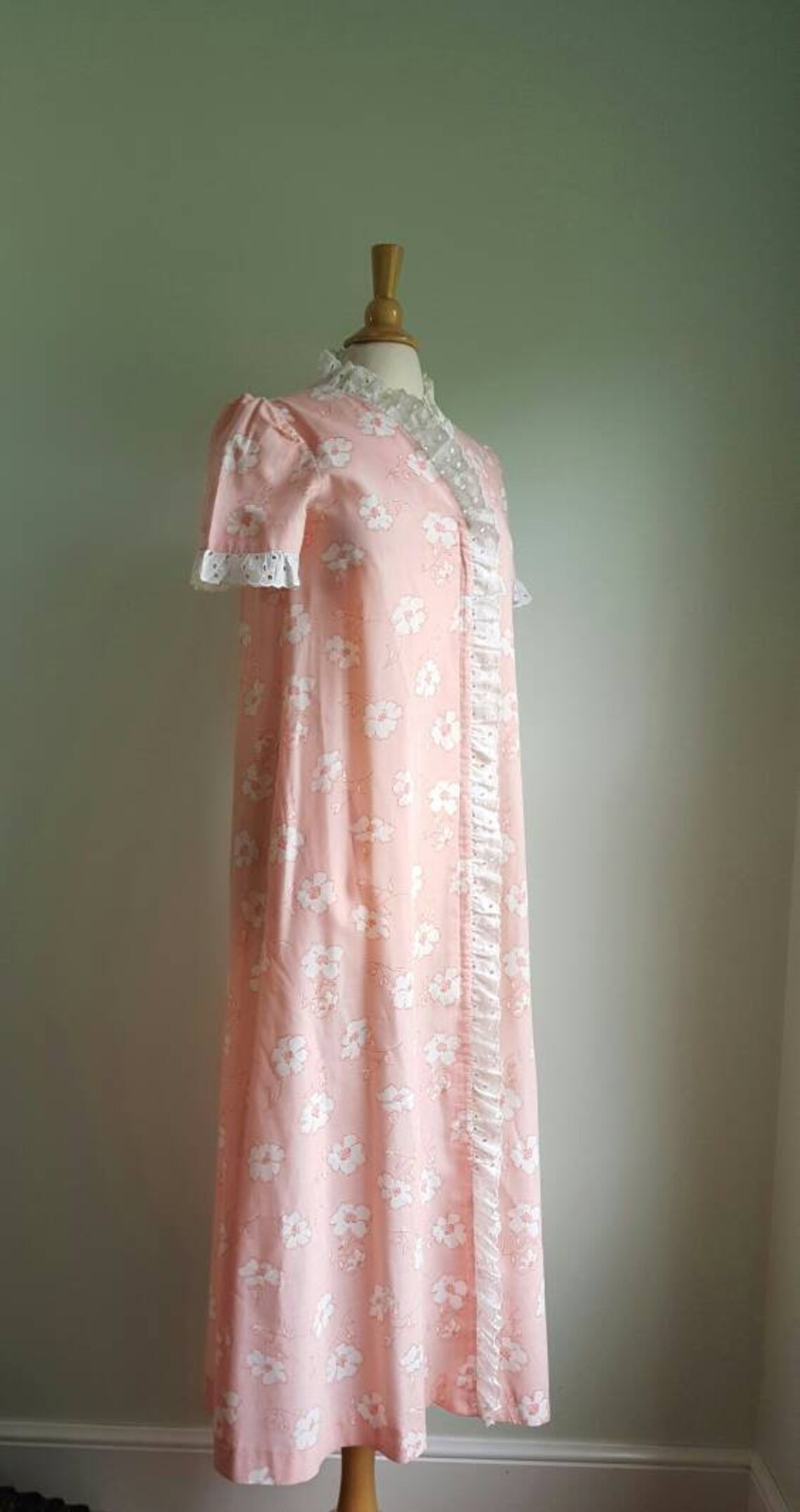 Vintage 1960s 1970s Does 1930s Long Robe House Coat Dressing - Etsy