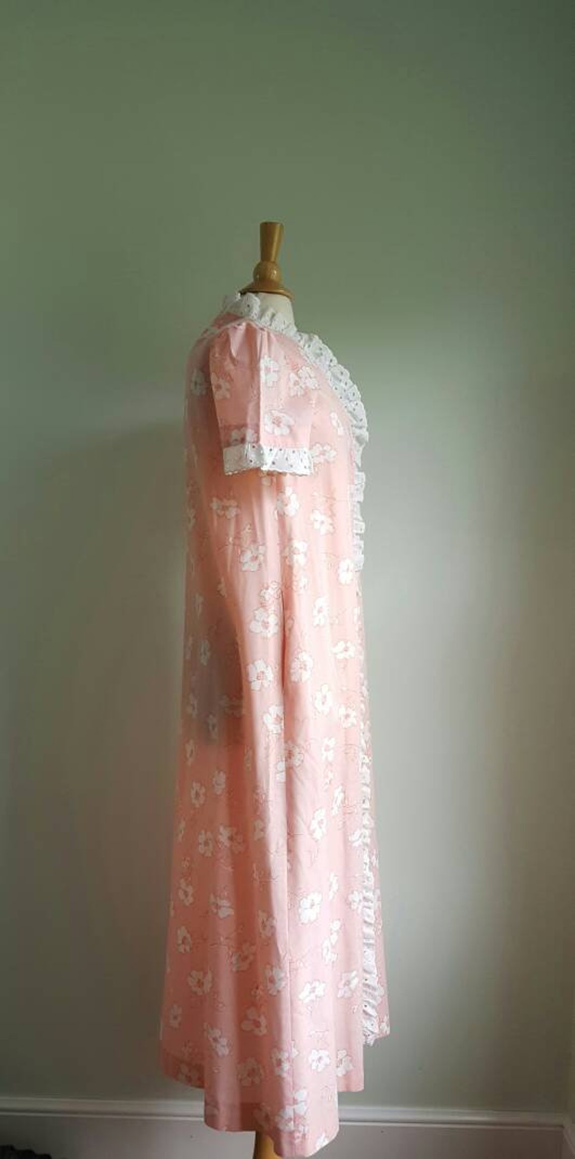 Vintage 1960s 1970s Does 1930s Long Robe House Coat Dressing - Etsy