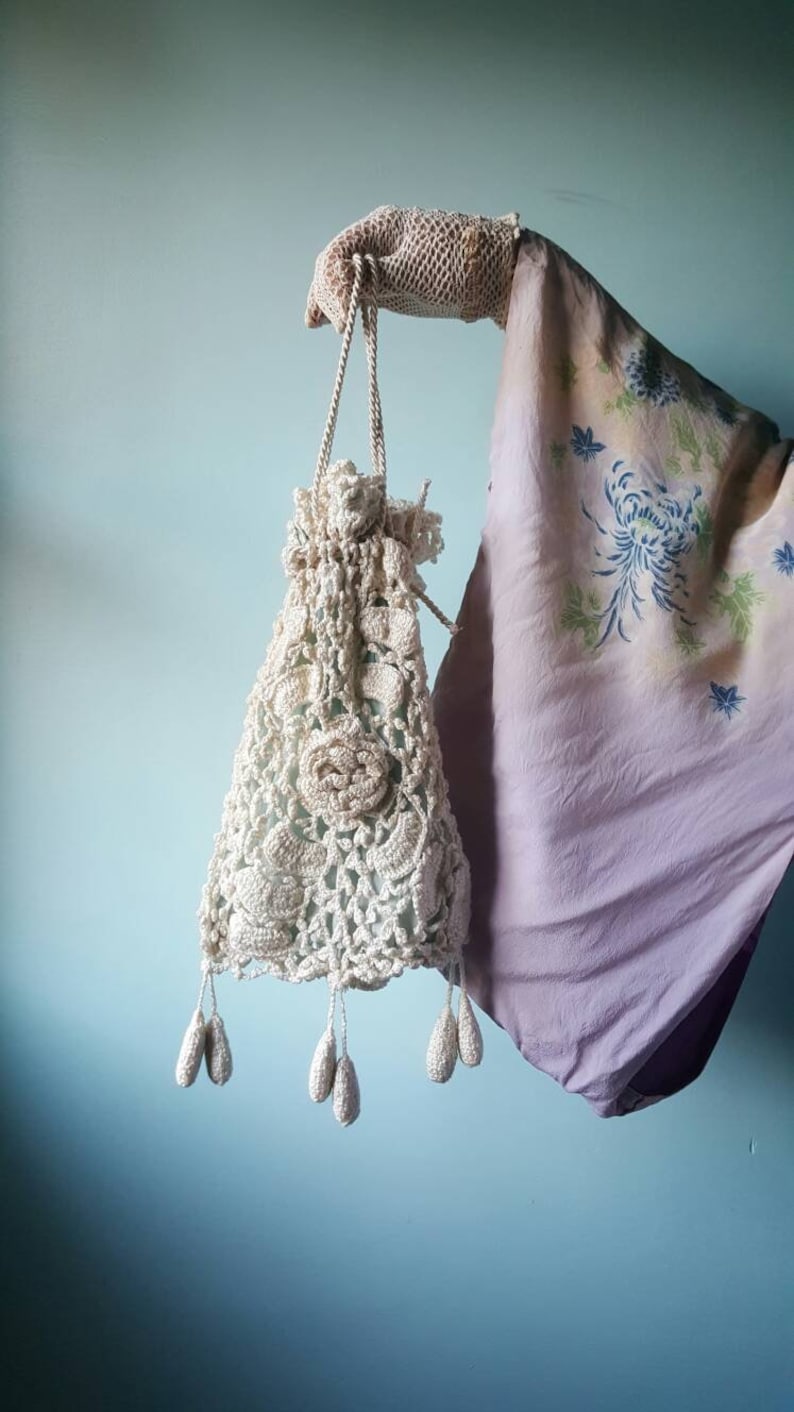 Antique Vintage Reticule Purse 1800s Victorian Regency - Etsy