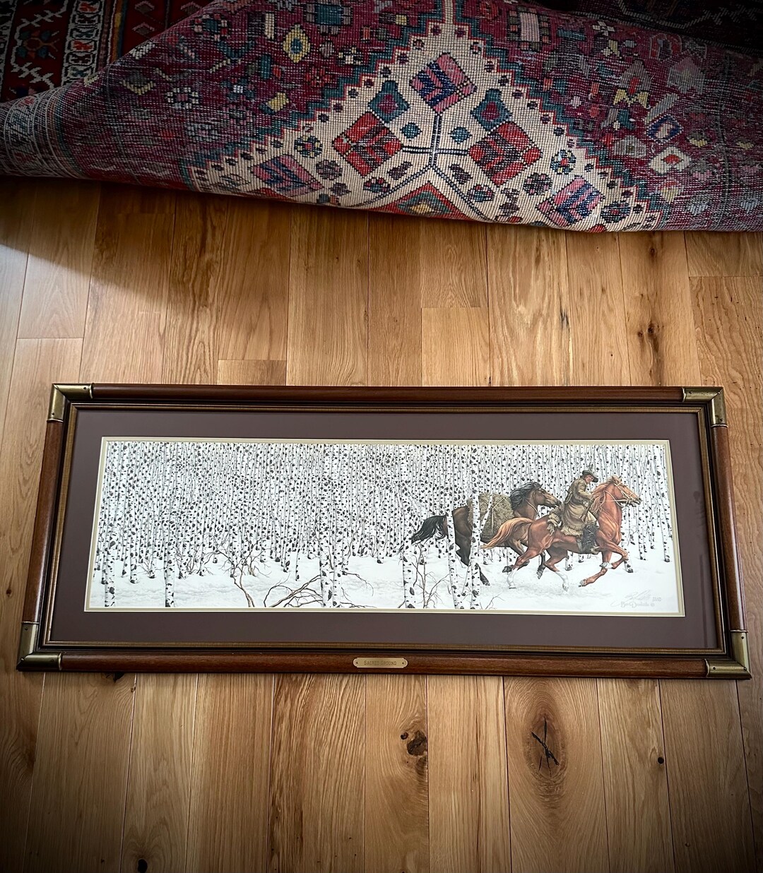 Vintage Large Artist Signed Limited Art Print Bev Doolittle Sacred ...