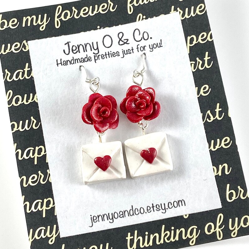 Envelope Earrings - Etsy
