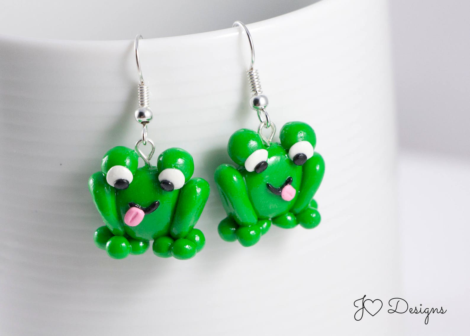 Frog Studs Frog Earrings Frog Jewelry Frog Gift Amphibian | Etsy