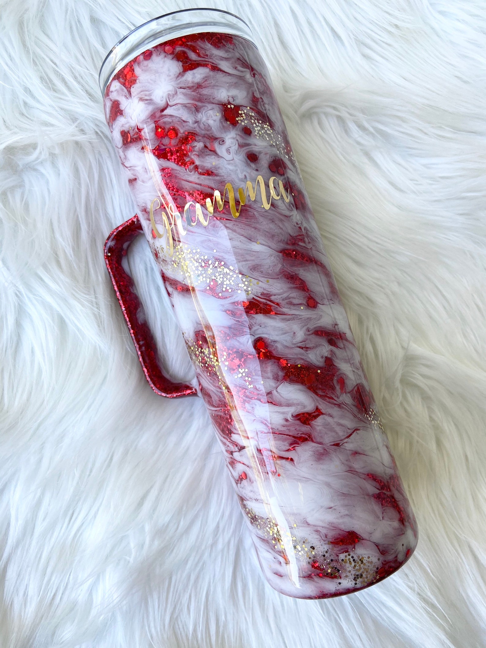 Swirl Glittered Tumbler Swirl Tumbler Elegant Glitter | Etsy