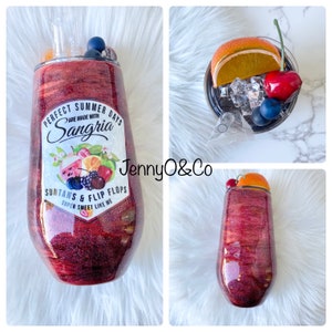 Cocktail Tumblers, Bloody Mary Tumbler, Pina Colada Tumbler, Mojito ...