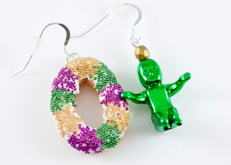 King Cake Baby Jewelry, King Cake Baby Earrings, King Cake Jewelry ...