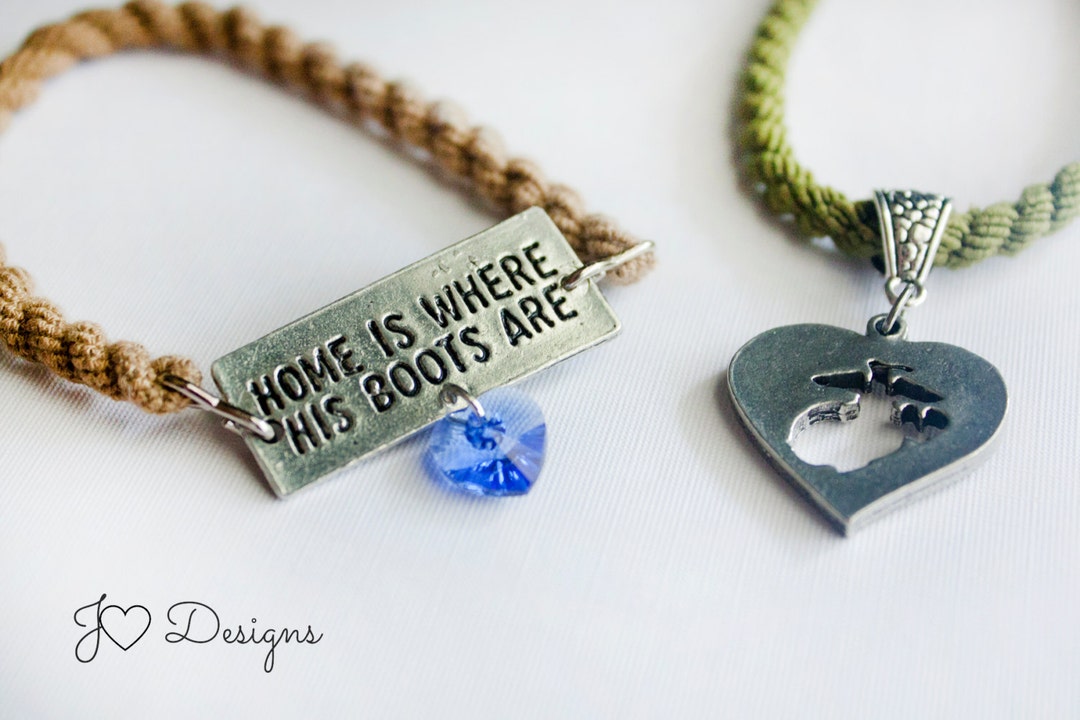 Boot Band Bracelet, Blousing Band Bracelet, Military Bracelet, Military ...