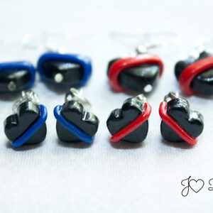 Police Studs, Fire Studs, Thin Blue Line, Police Officer Gifts, Police ...