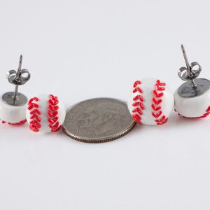 Baseball Earrings, Baseball Studs, Baseball Stud Earrings, Baseball Mom ...