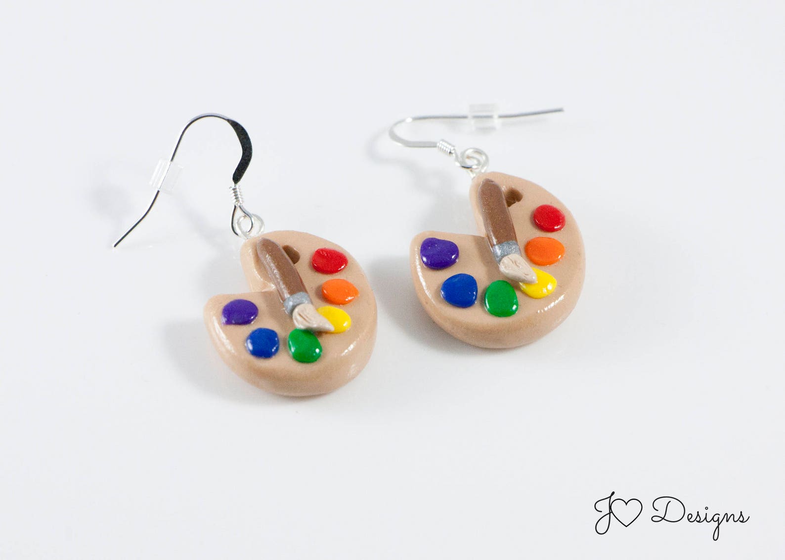 Art Palette Earrings Artist Earrings Art Earrings Art | Etsy