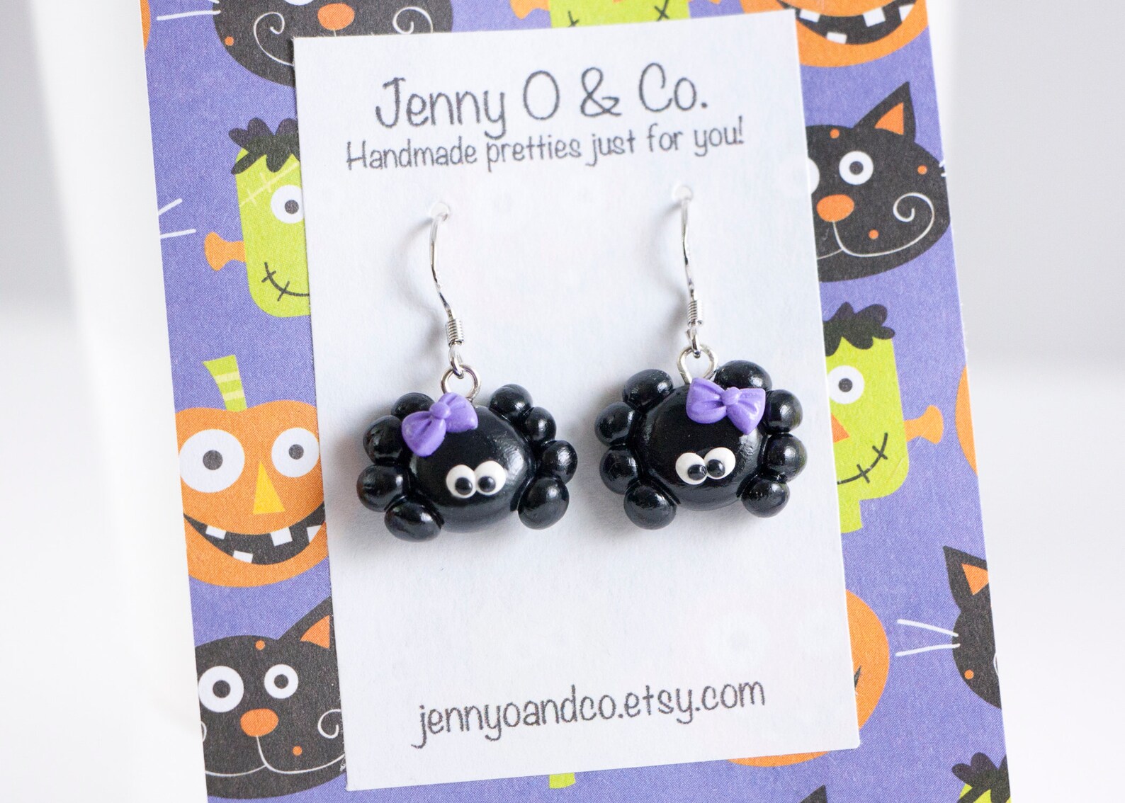 Dangle Spider Earrings, Cute Spider Earrings, Spider Earrings ...