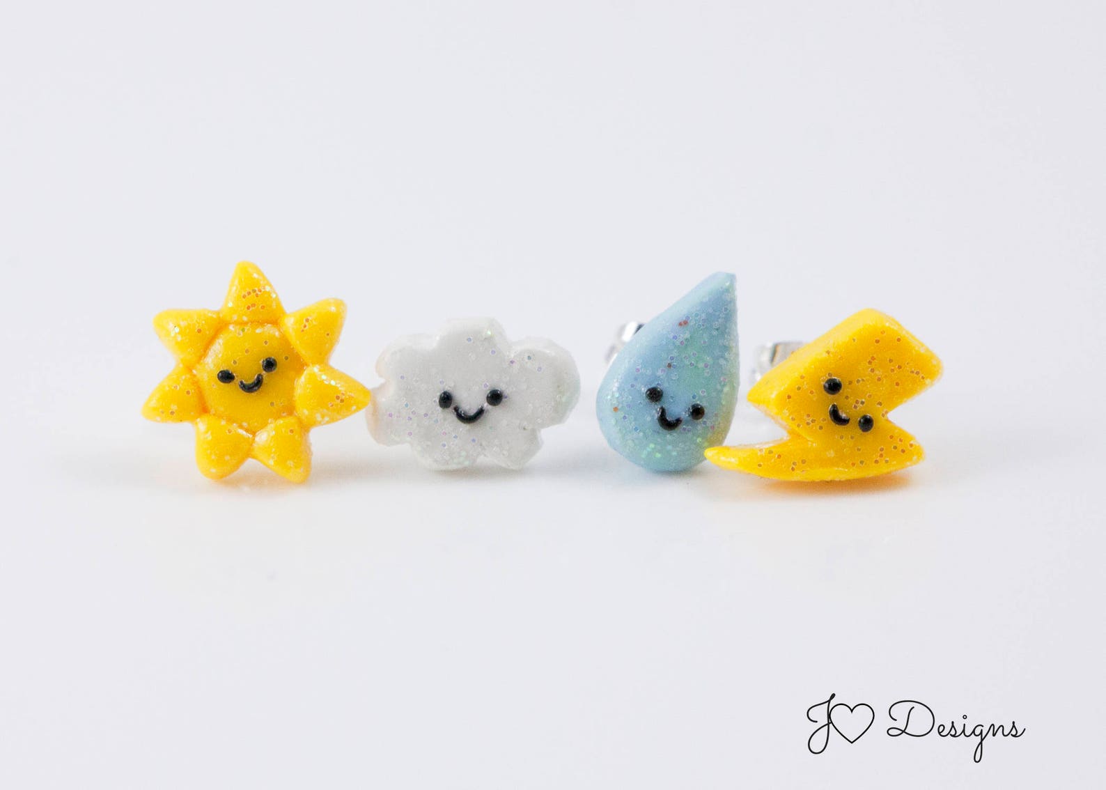 Weather Studs Weather Earrings Weather Jewelry Weather Stud - Etsy