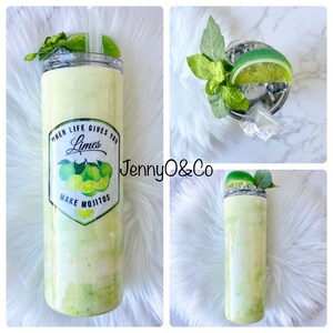 Cocktail Tumblers, Bloody Mary Tumbler, Pina Colada Tumbler, Mojito ...