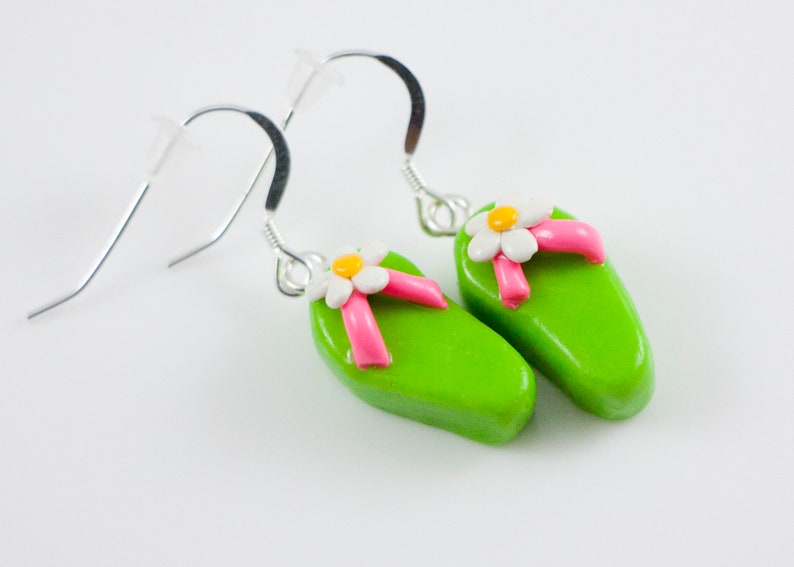 Flip Flop Earrings Flip Flop Jewelry Sandal Earrings Beach | Etsy