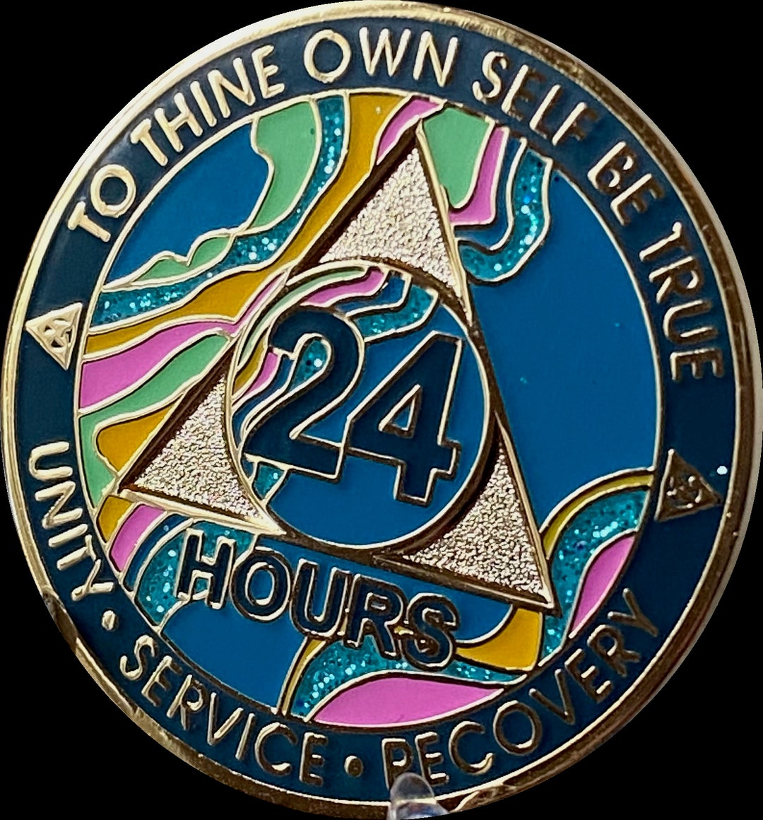 24 Hours AA Medallion Elegant Marble Tahiti Teal Blue Pink and Aqua ...