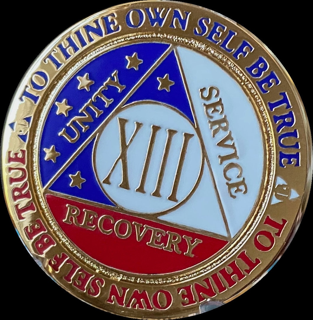 11 12 13 14 or 15 Year AA Medallion Reflex Red White Blue Patriotic ...