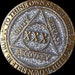 30 Year AA Medallion Reflex Silver Glitter Sobriety Chip - Etsy