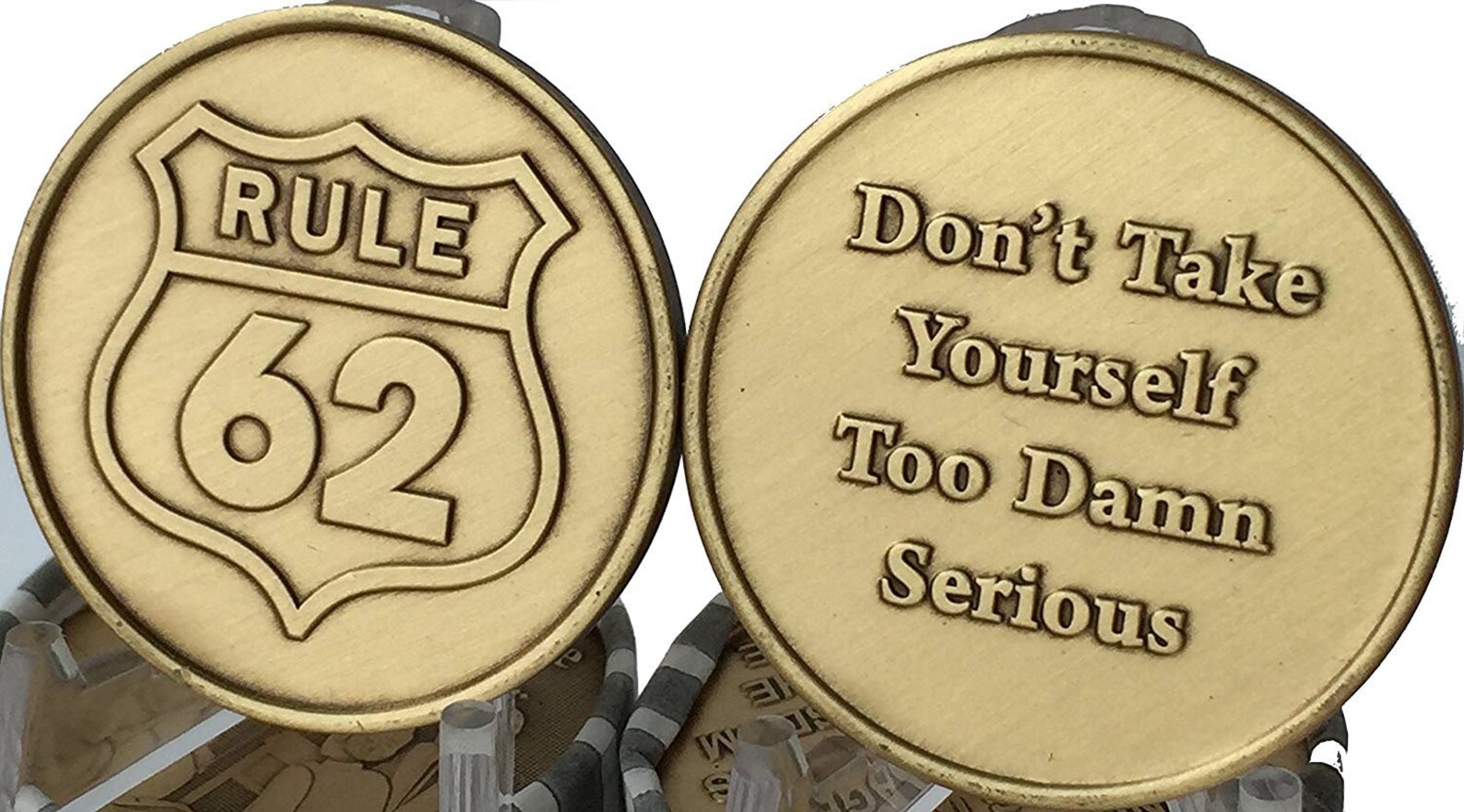 Rule 62 Don't Take Yourself Too Damn Serious AA Chip Medallion Coin - Etsy