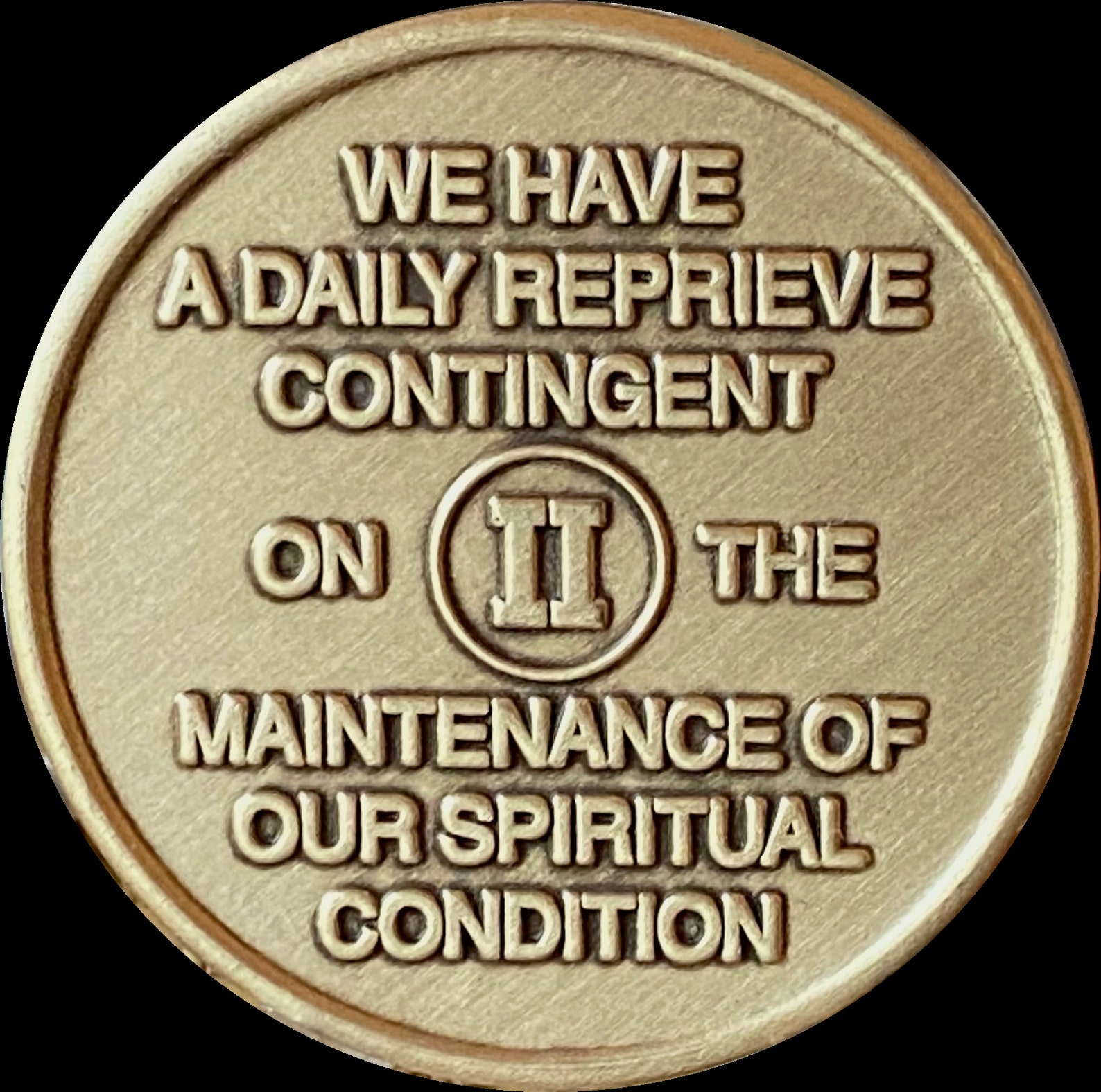 God's Will Daily Reprieve Freedom AA Medallion - Etsy