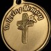 In Loving Memory Cross Rose Memorial Bronze Keychain Gift - Etsy