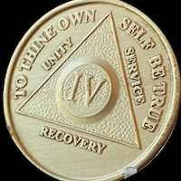 Personalized NA Token. Whitewashed Walnut Wood Narcotics Anonymous ...