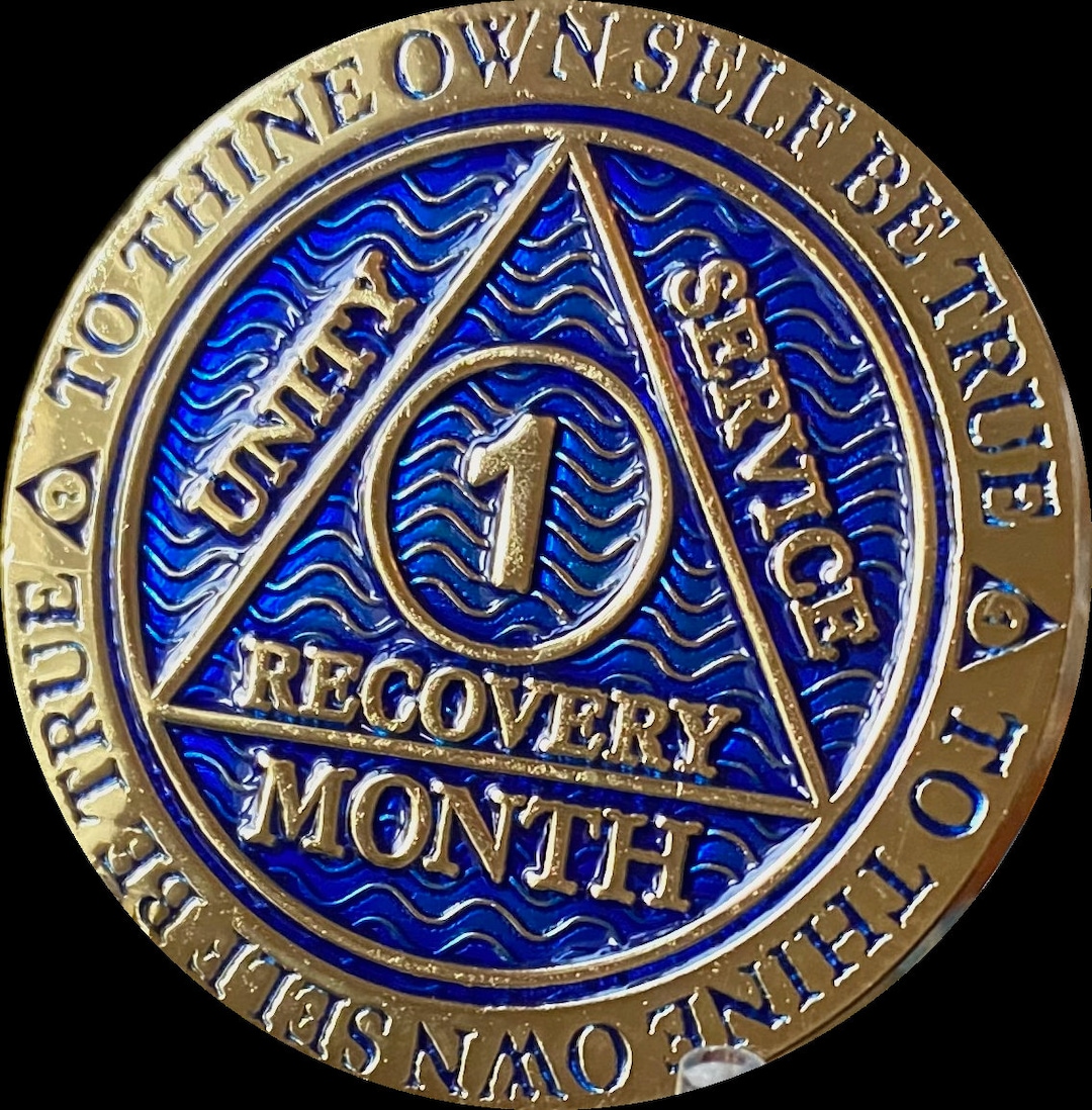 1 2 3 4 5 6 7 8 9 10 11 18 Month AA Medallion Reflex Dusty Blue Gold ...