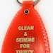 NA 30 Day Clean Time Keytag Orange Color Thirty Days Keychain - Etsy