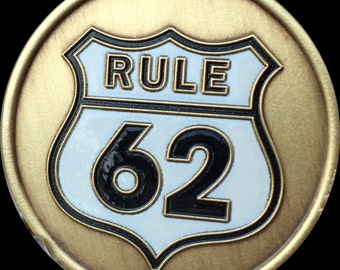 Rule 62 Don't Take Yourself Too Damn Serious AA Chip - Etsy