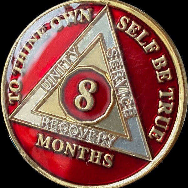 6 Month Sobriety Coin - Etsy