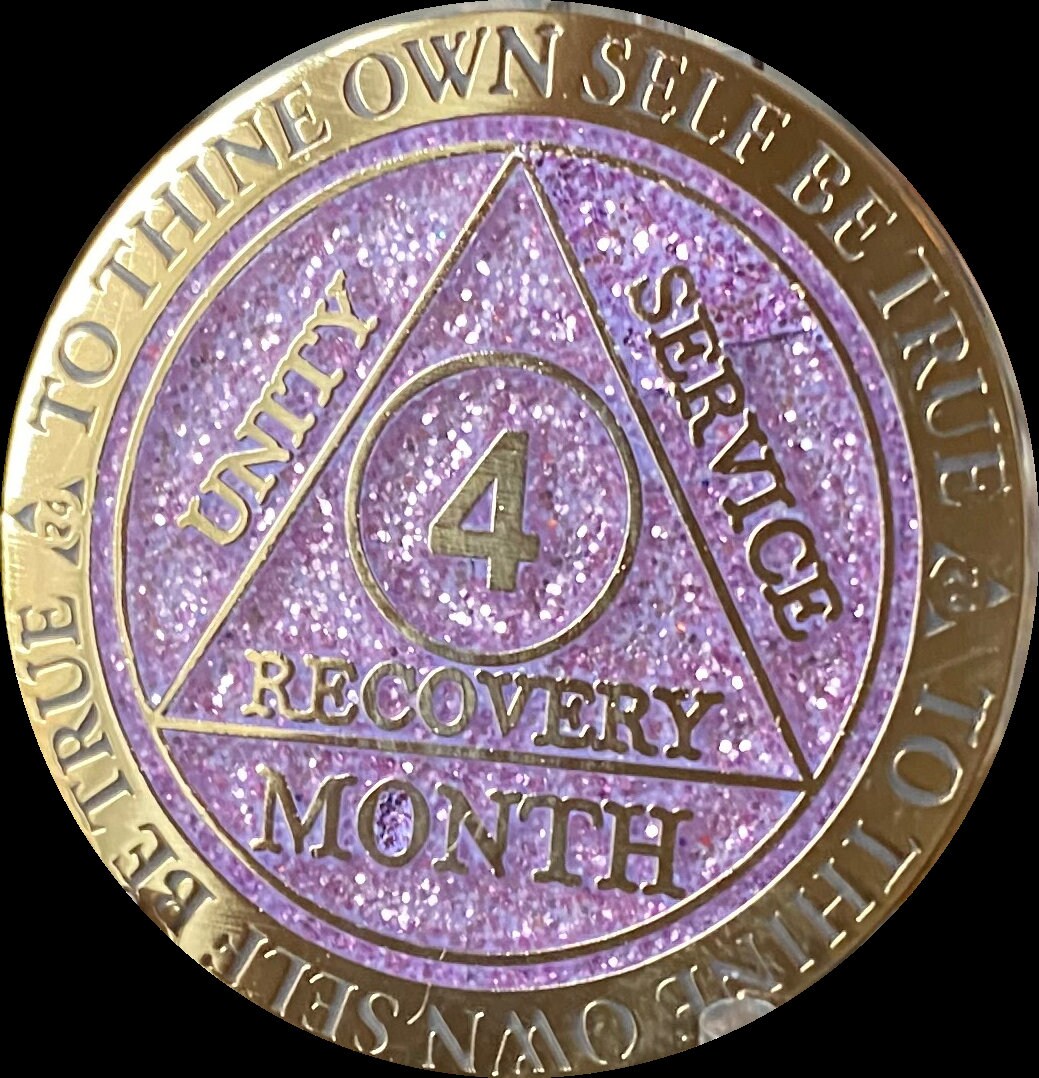 1 2 3 4 6 9 or 18 Month AA Medallion Reflex Purple Lavender Glitter ...