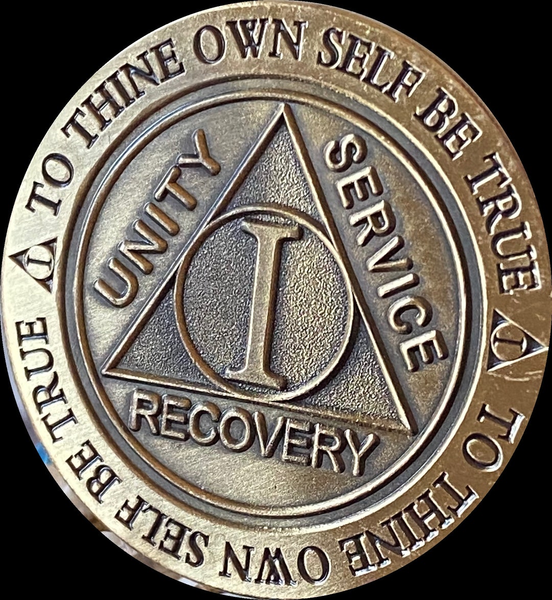 1 - 10 Year AA Medallion Trust God Clean House Help Others Doctor Bob ...