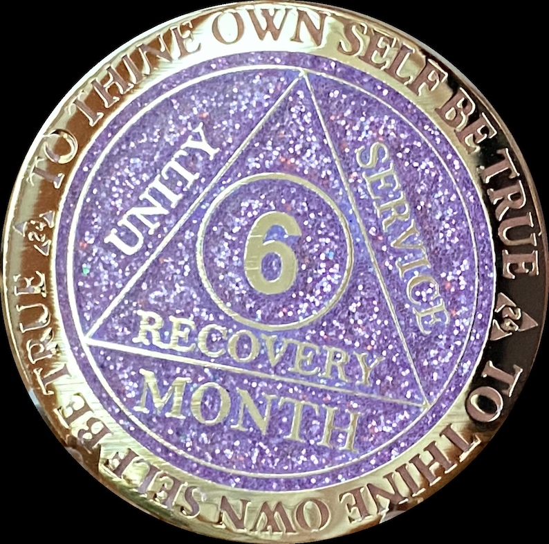 1 2 3 4 6 9 or 18 Month AA Medallion Reflex Purple Lavender Glitter ...