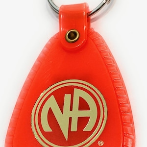 NA 30 Day Clean Time Keytag Orange Color Thirty Days Keychain - Etsy